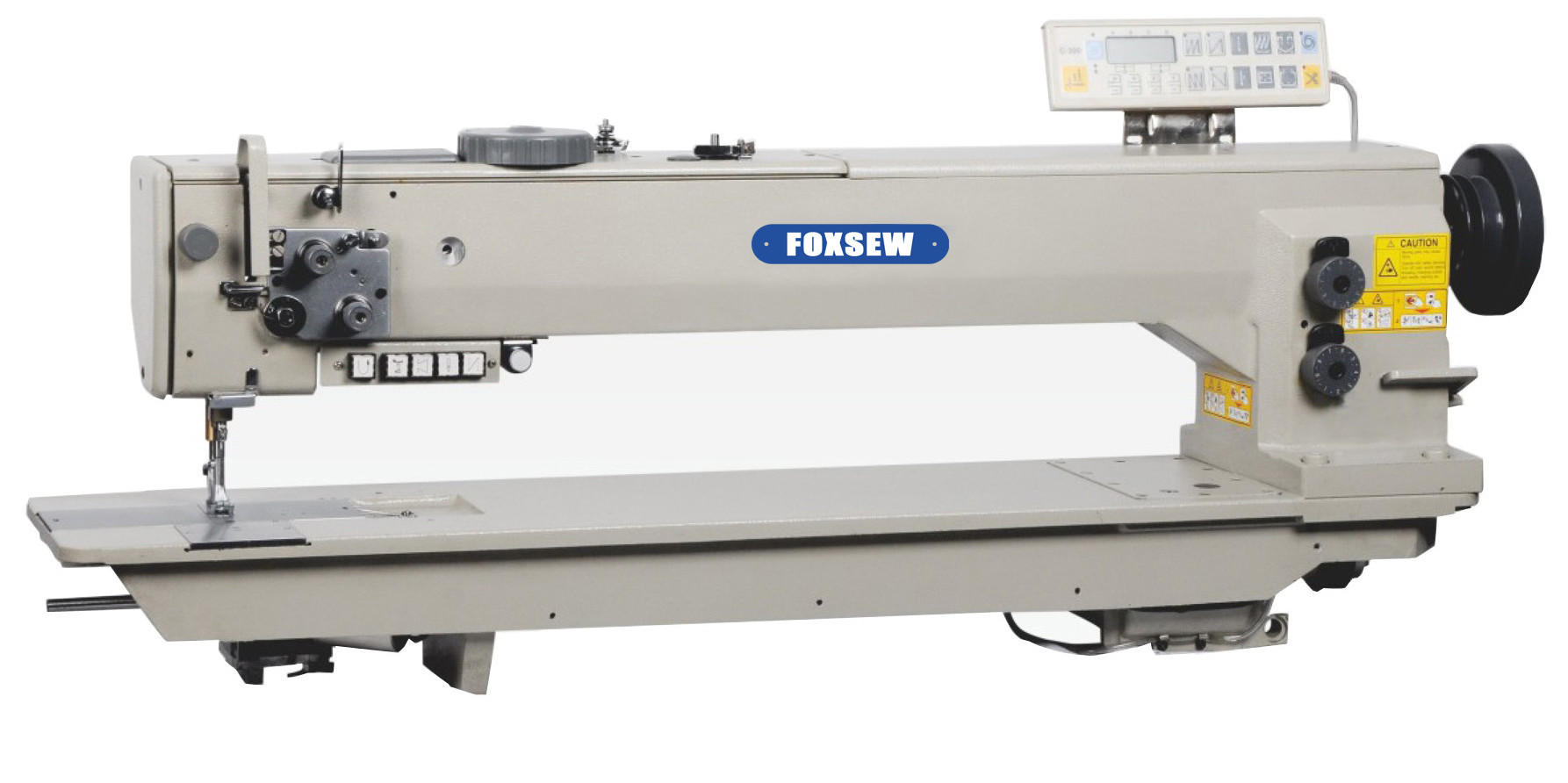 Long Arm Single Needle Heavy Duty Compound Feed Lockstitch Sewing ...